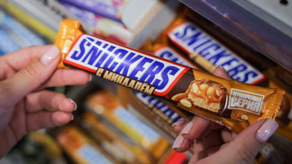 Russian-labeled Snickers appear in U.K. convenience stores despite ...